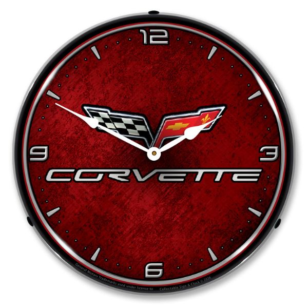 Corvette C6 | LED Backlit Clock – CorvetteCollection.com