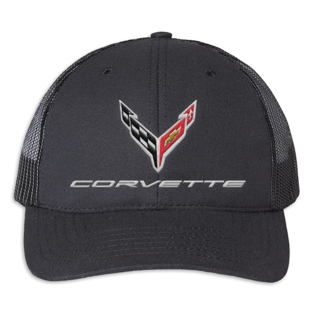 C8 Corvette Classic Cap - Black – CorvetteCollection.com