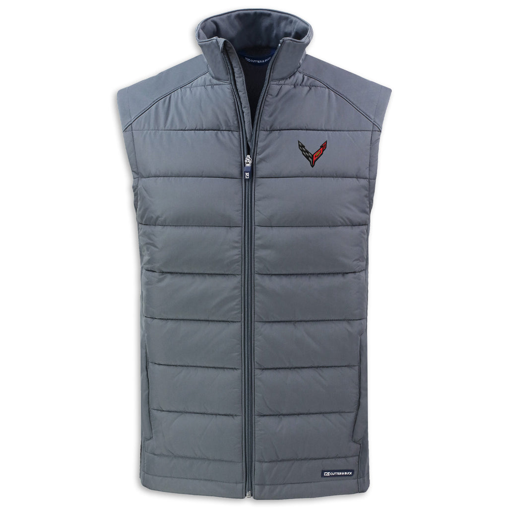 C8 Men’s Soft Shell Vest | Gray – CorvetteCollection.com