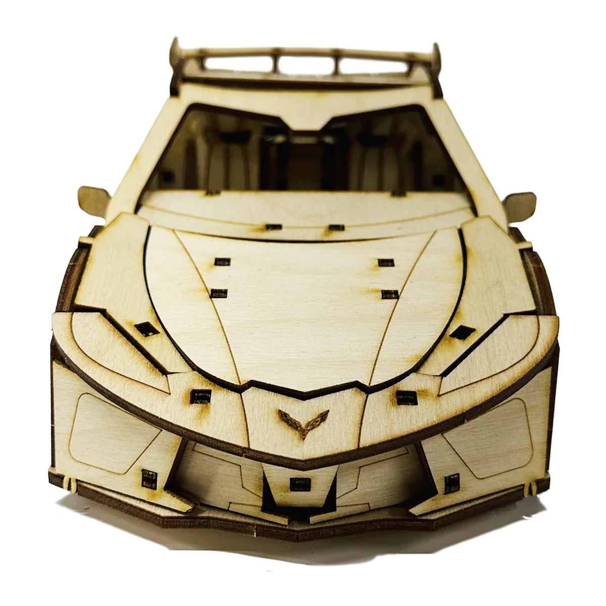 C8 Corvette Snap Together Wood Model – CorvetteCollection.com