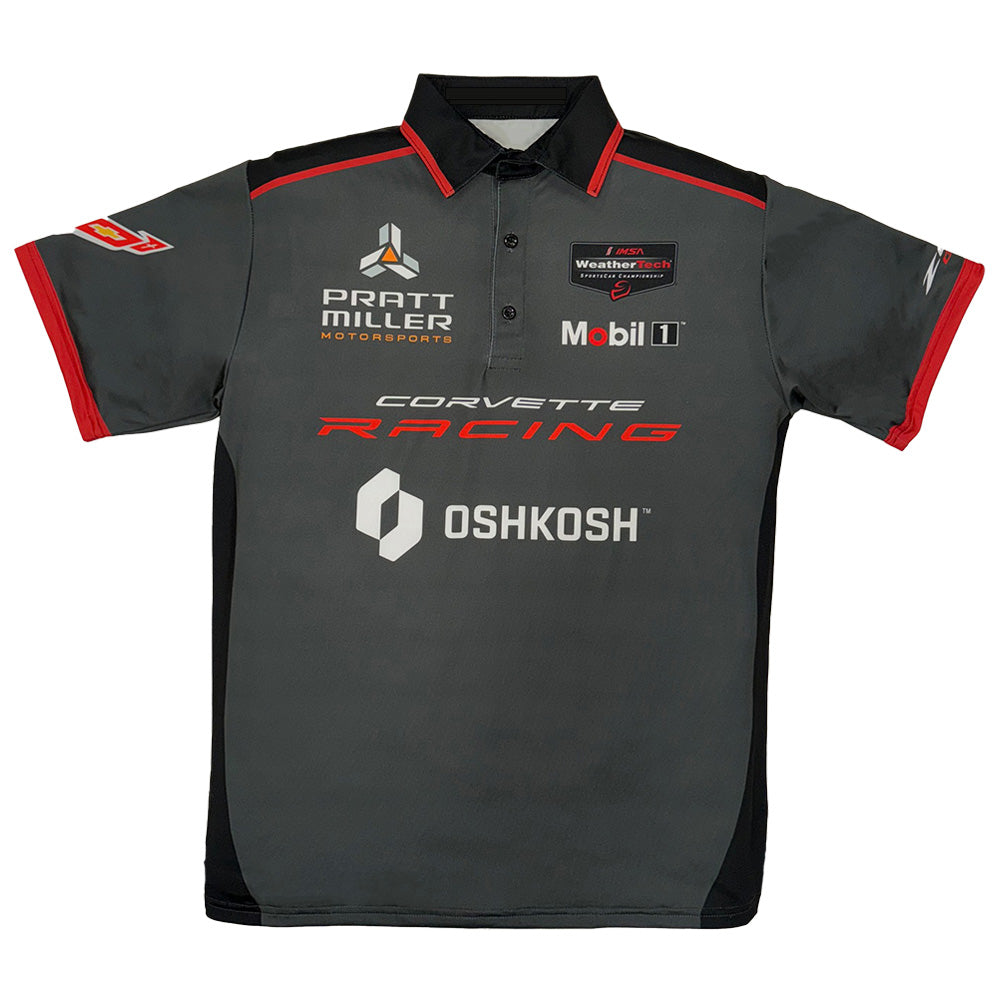 Pratt Miller Sublimated Polo – CorvetteCollection.com
